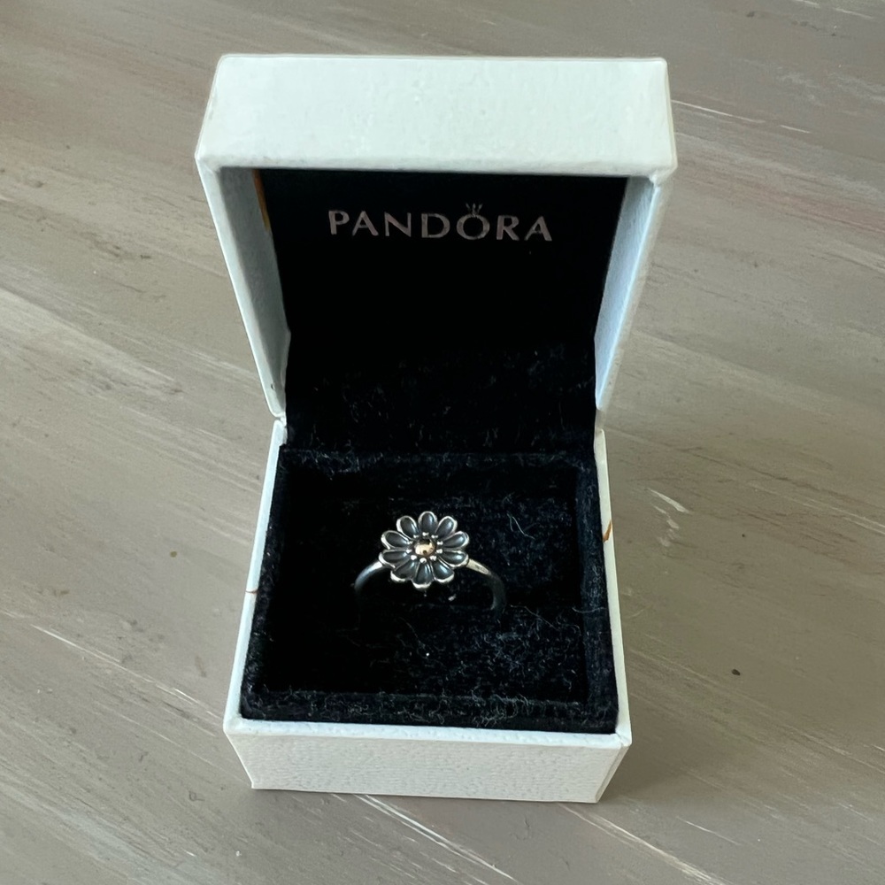 Pandora Flower Ring - Gem